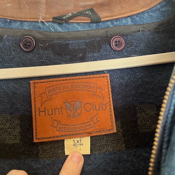 Hunt Club | Jackets & Coats | Vintage Hunt Club Mens Denim Jacket Size ...
